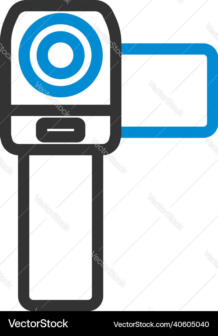 Video camera icon Royalty Free Vector Image - VectorStock