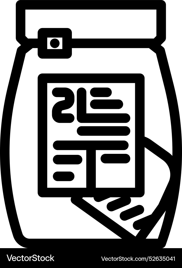 Class physical evidence crime line icon Royalty Free Vector