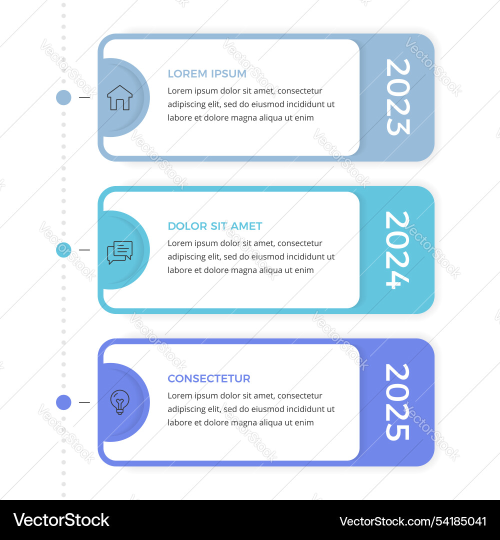 Timeline template Royalty Free Vector Image - VectorStock