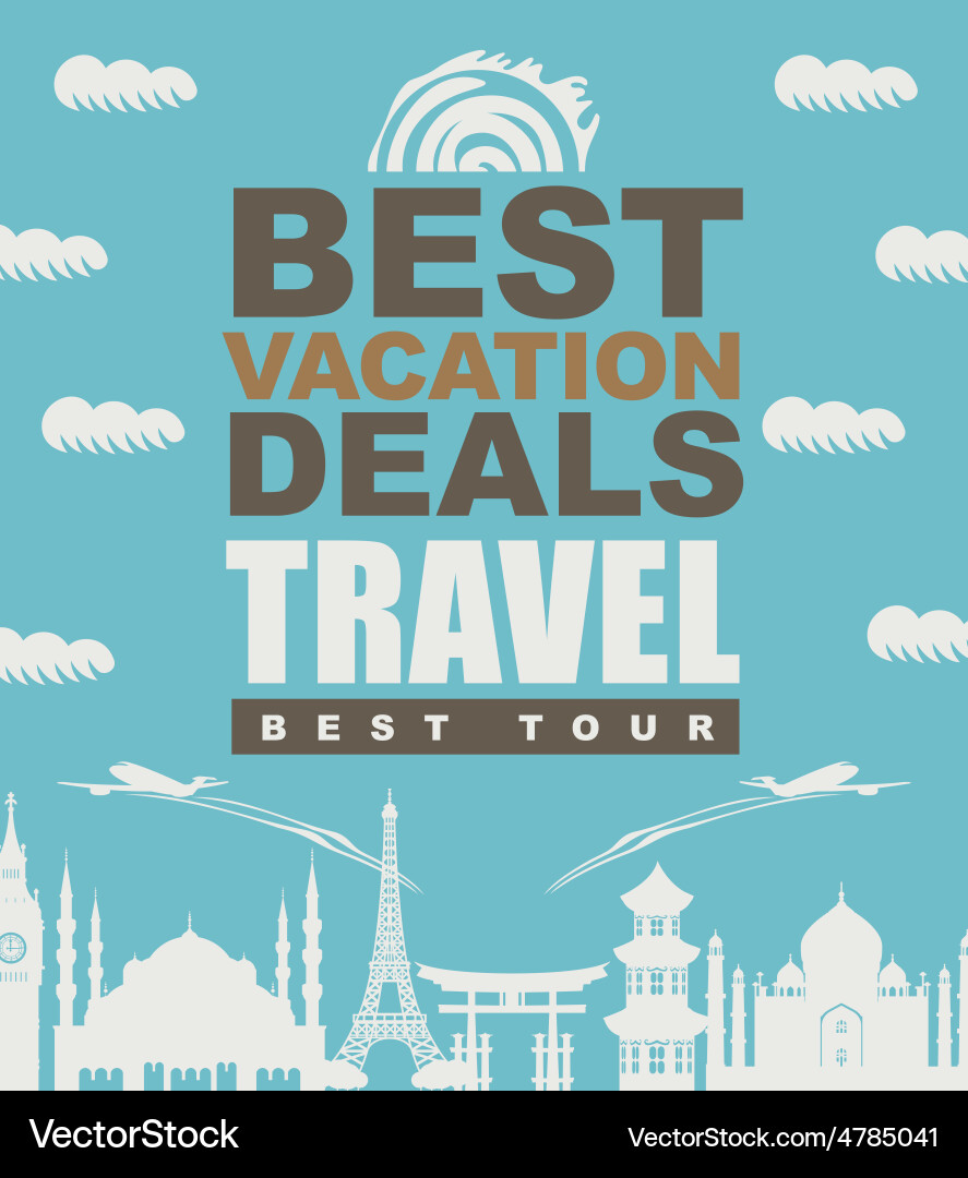 Travel agency Royalty Free Vector Image - VectorStock