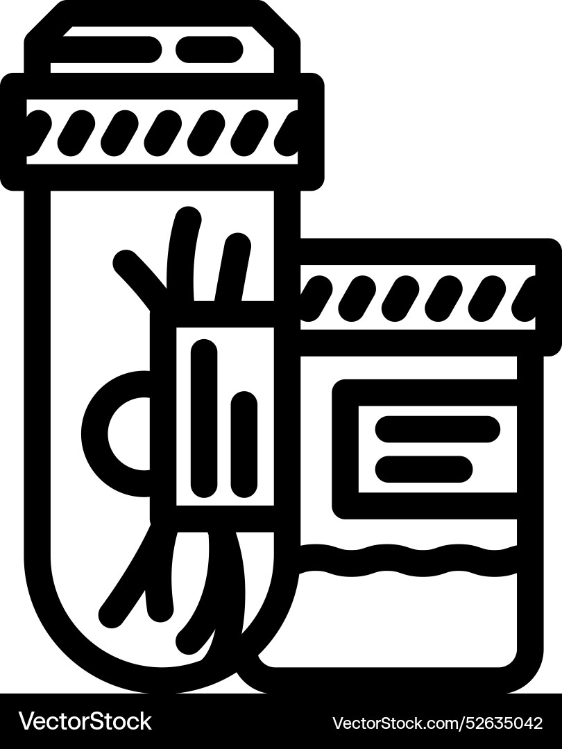 Forensic evidence crime line icon Royalty Free Vector Image