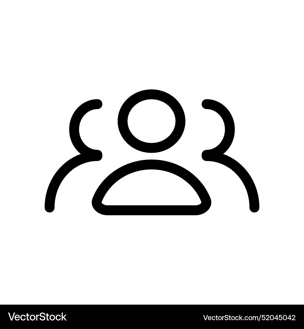 Squad icon design in filled and outlined style Vector Image