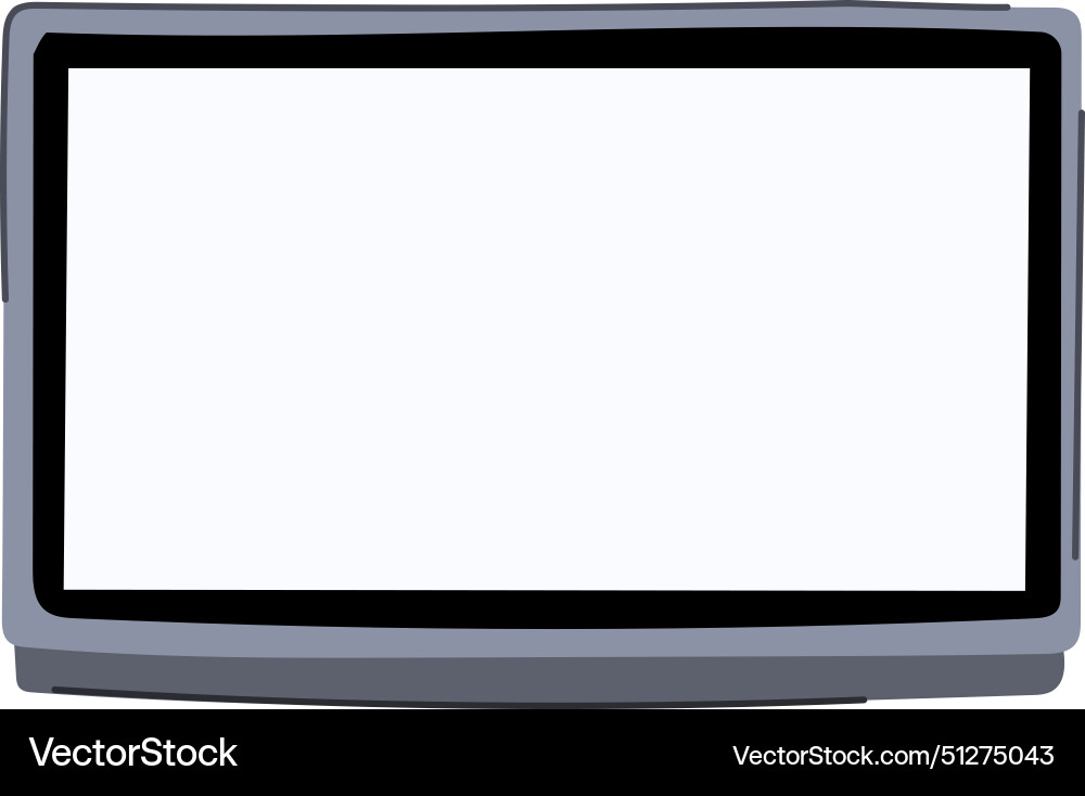 Projector interactive smartboard cartoon Vector Image