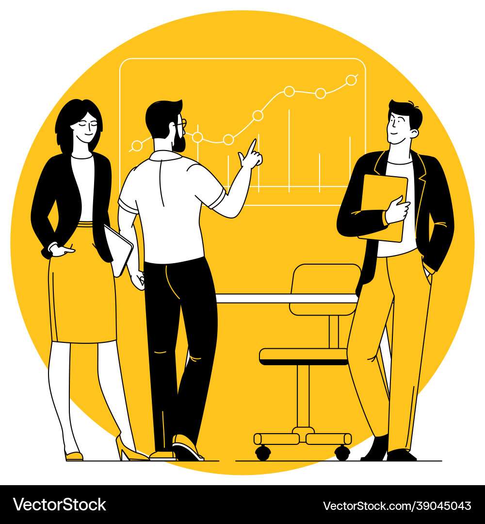 Teamwork concept Royalty Free Vector Image - VectorStock