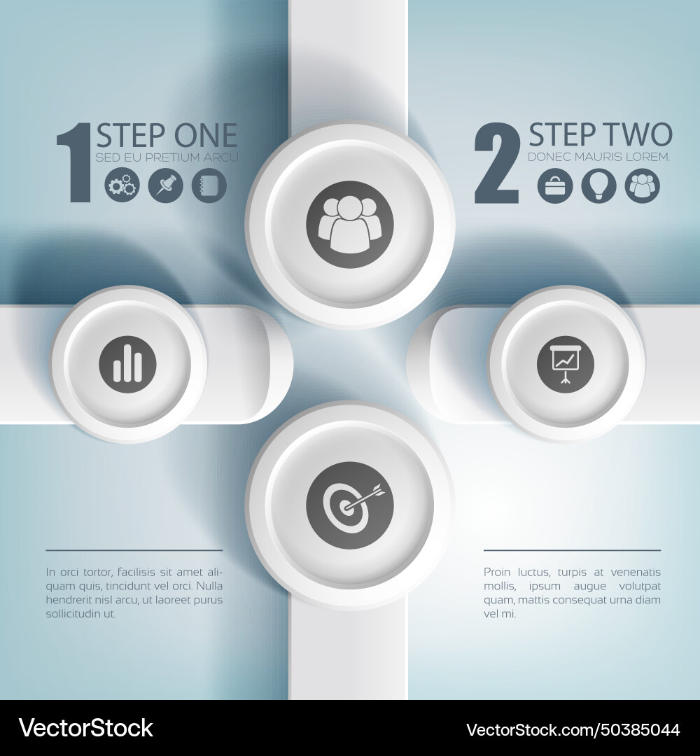 Abstract business infographic concept Royalty Free Vector