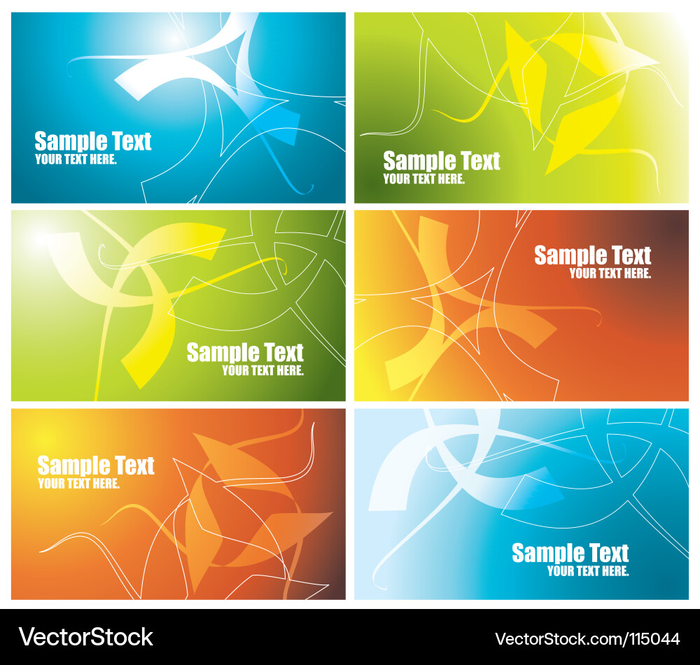 Business cards Royalty Free Vector Image - VectorStock