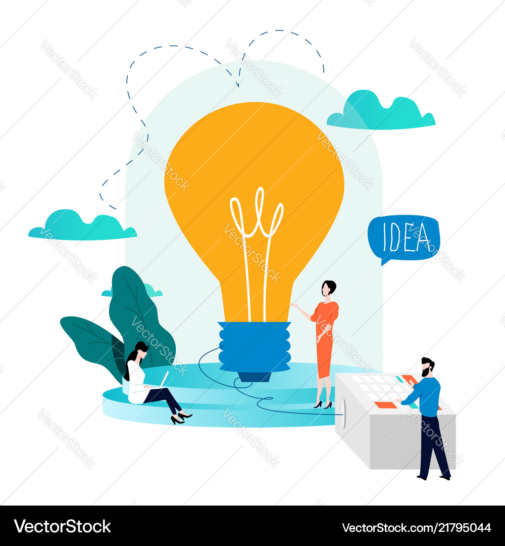 Business development project and research testin Vector Image
