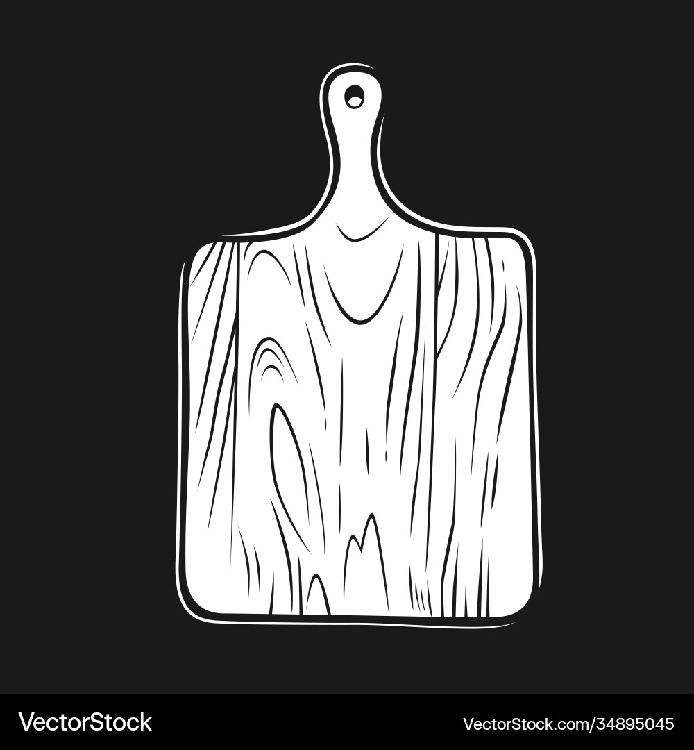 Cutting board Royalty Free Vector Image - VectorStock