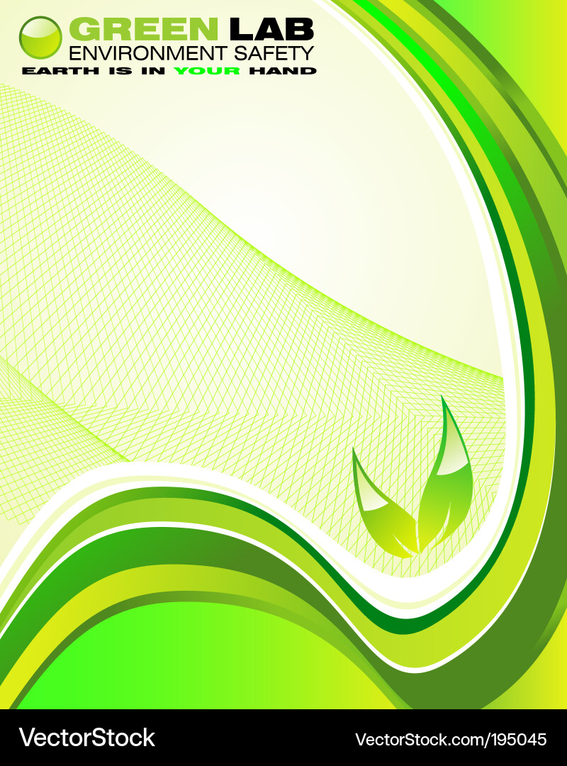 Environment background Royalty Free Vector Image