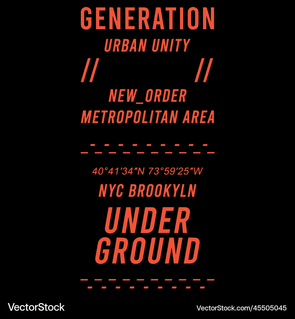 Urban style slogan Royalty Free Vector Image - VectorStock