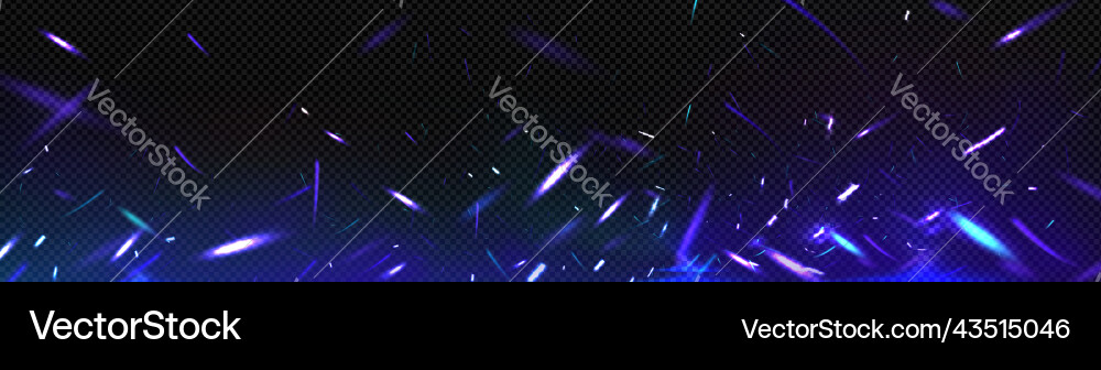 Blue fire sparks overlay effect magic glow shine Vector Image