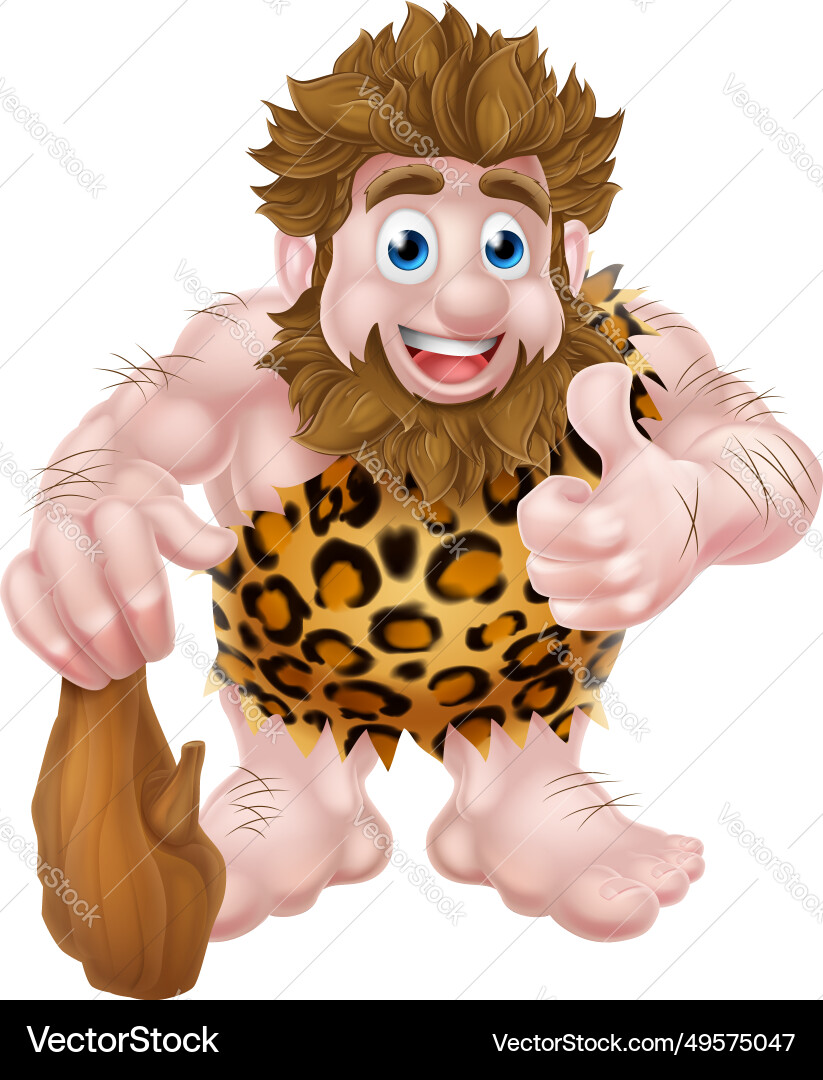 Cartoon Caveman Vector Images (over 3,100)