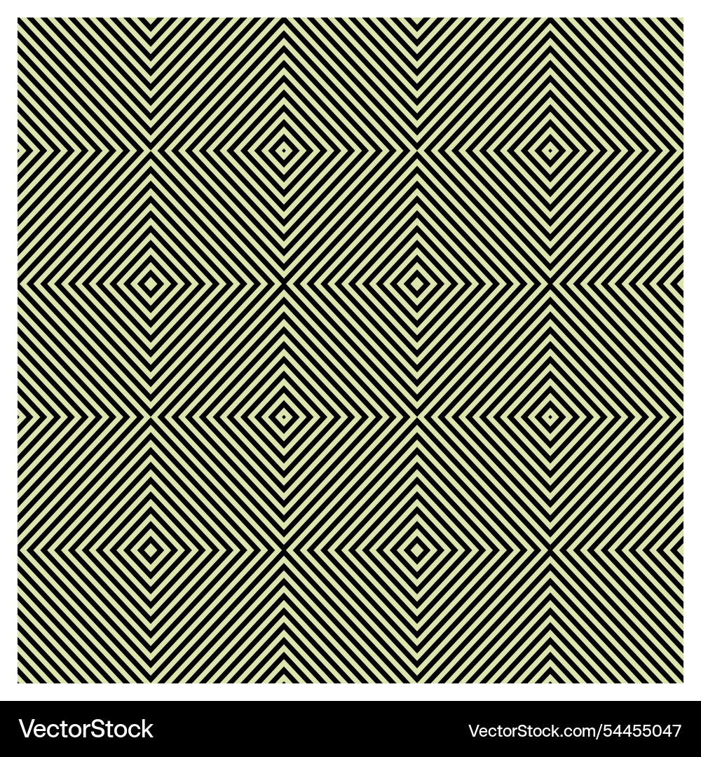 Geometric stripes diamond shape print pattern art Vector Image