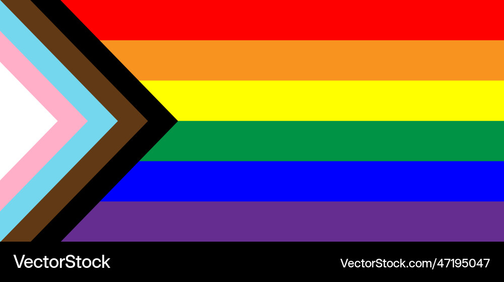 LGBTQ Pride Flags - Ally Support Royalty Free Vector Image