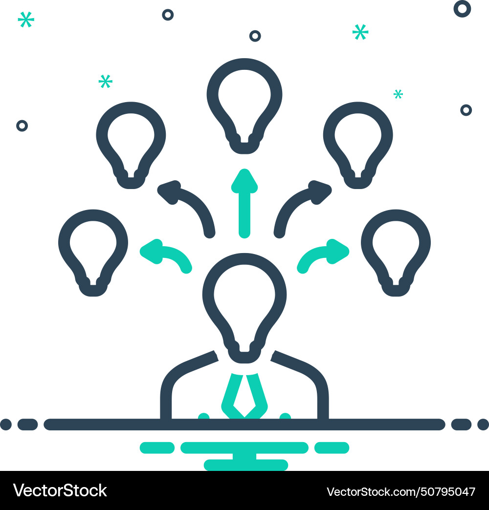 Share idea Royalty Free Vector Image - VectorStock