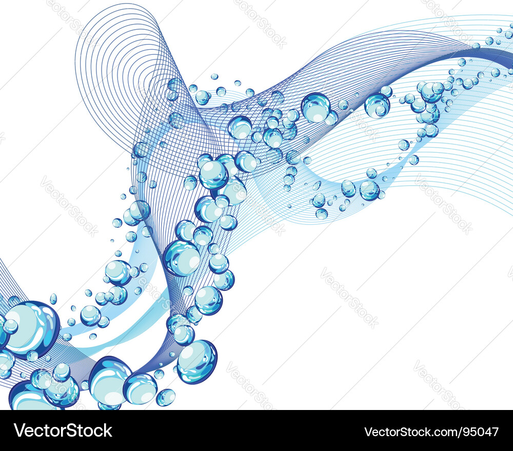 Water background Royalty Free Vector Image - VectorStock