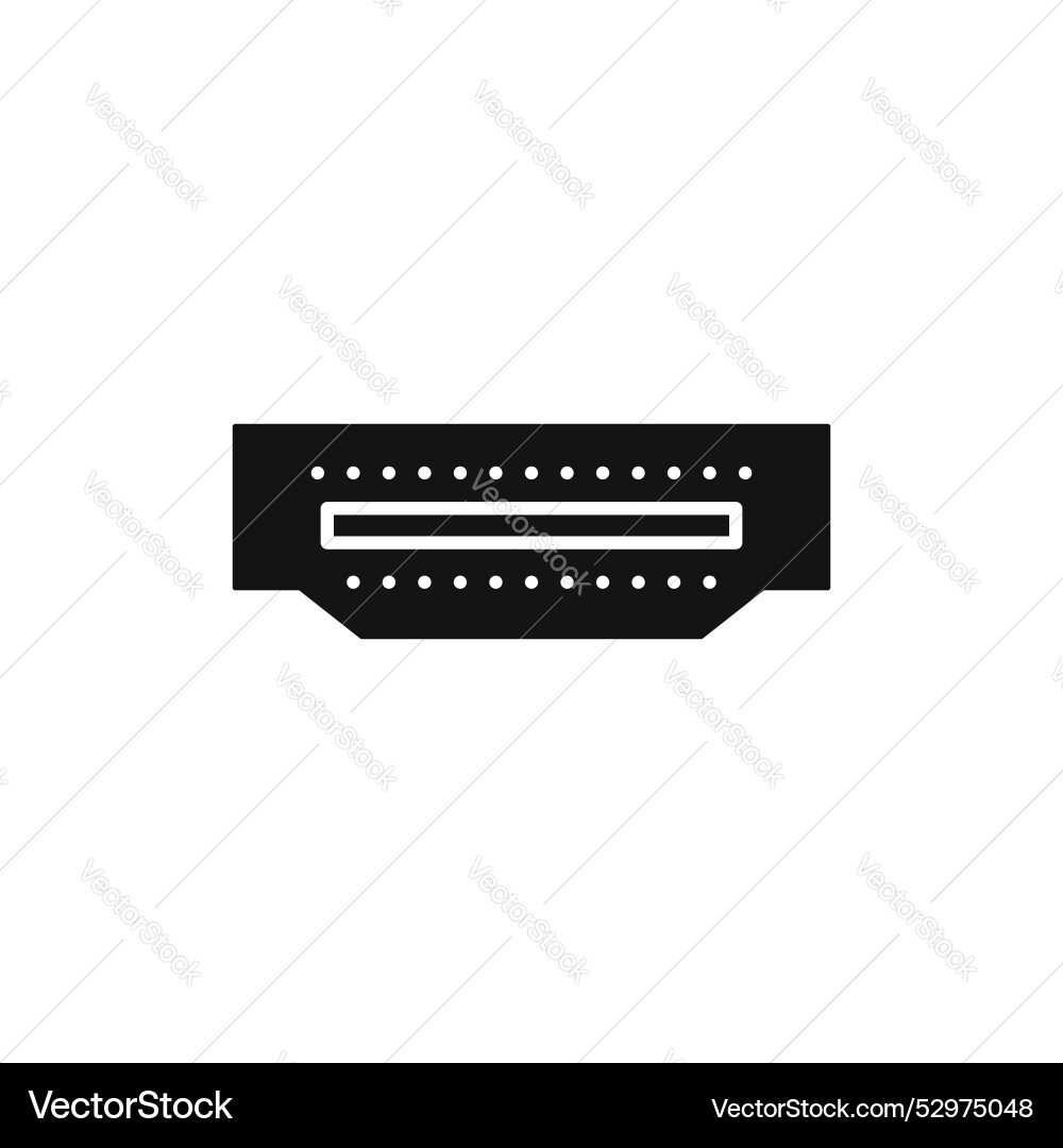 Hdmi cable icon symbol on white background Vector Image