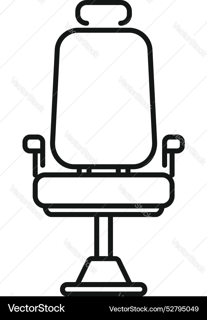 Comfortable chair standing on adjustable hydraulic