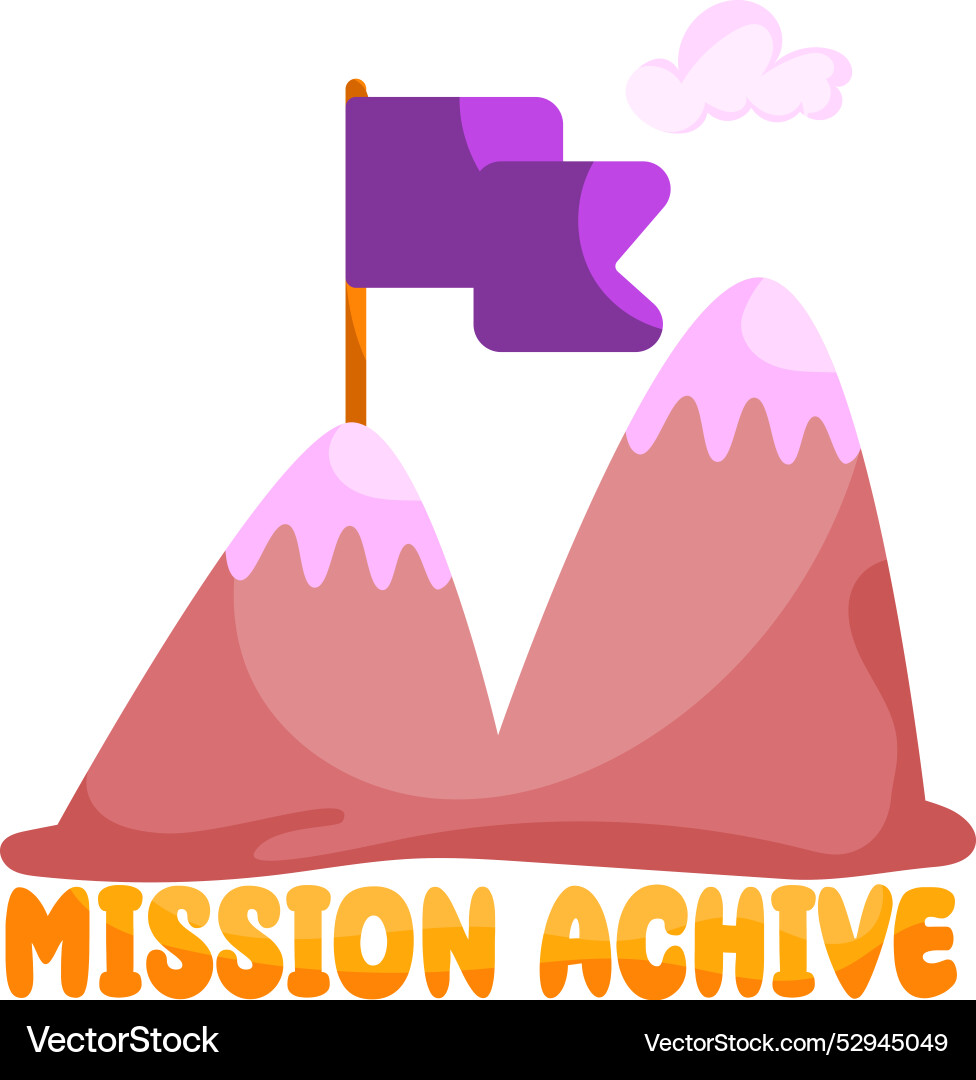 Mission accomplished Royalty Free Vector Image