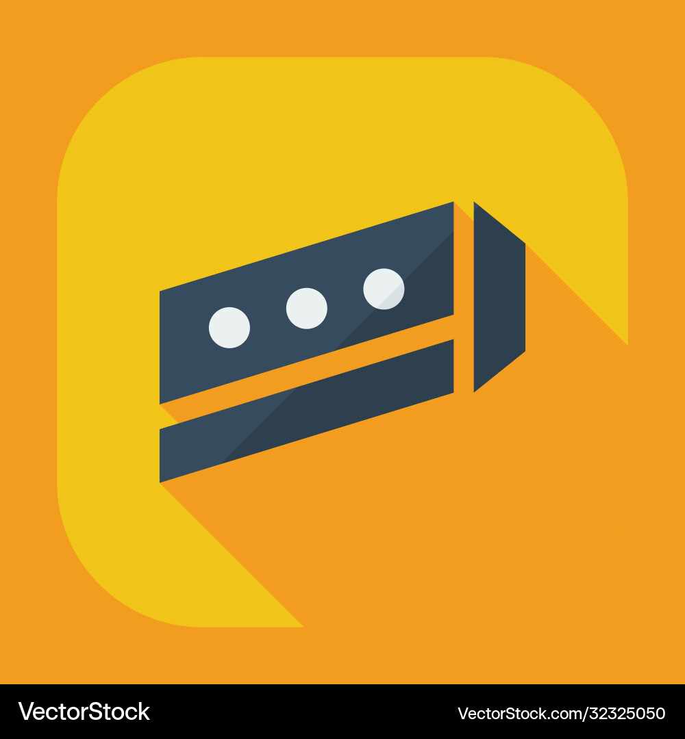 Flat modern design with shadow icons construction Vector Image