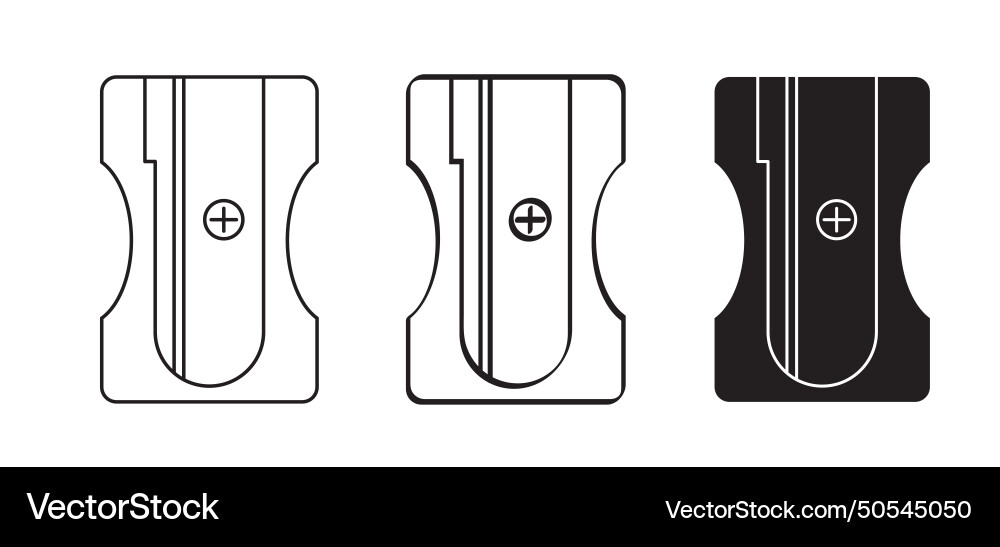 Shopner drawing or pencil sharpener Royalty Free Vector