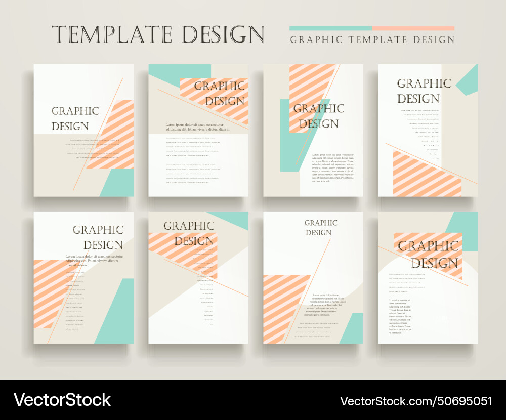 Elegant poster template design Royalty Free Vector Image