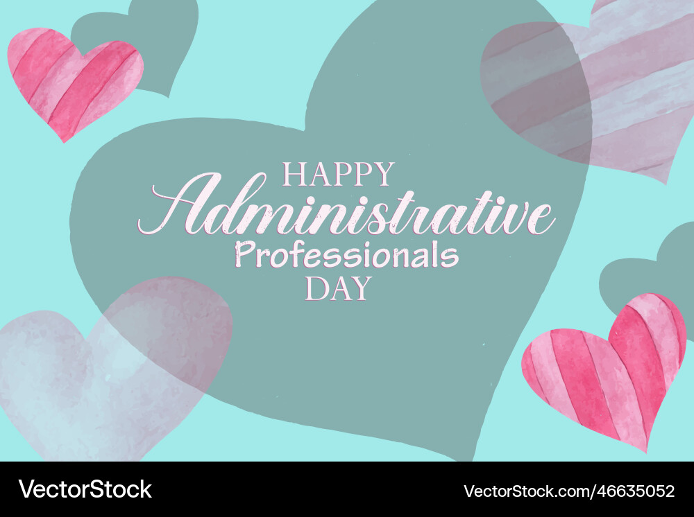 Administrative professionals day secretary Vector Image
