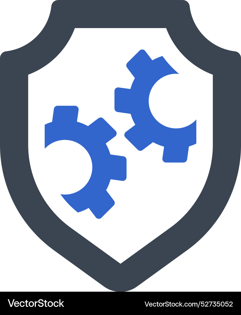 Privacy setting icon Royalty Free Vector Image