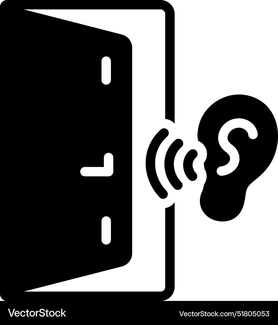 Listen Royalty Free Vector Image - VectorStock