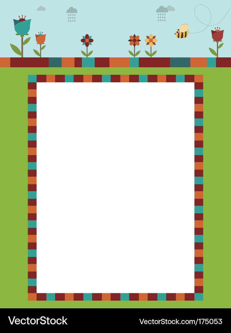 Nature frame Royalty Free Vector Image - VectorStock