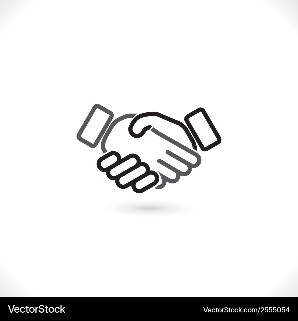 Handshake Royalty Free Vector Image - VectorStock