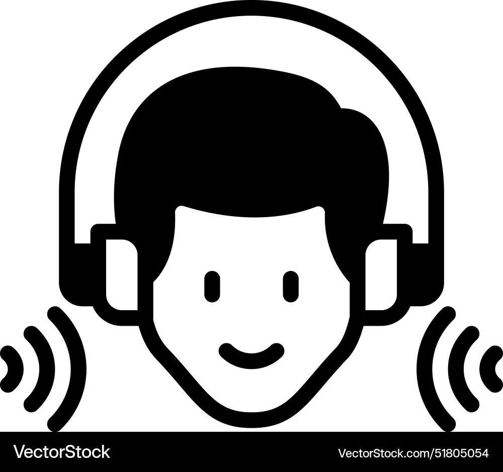 Listening Royalty Free Vector Image - VectorStock