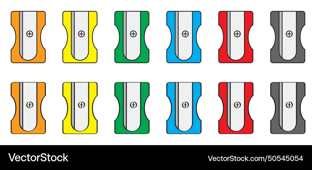 Shopner drawing or pencil sharpener Royalty Free Vector