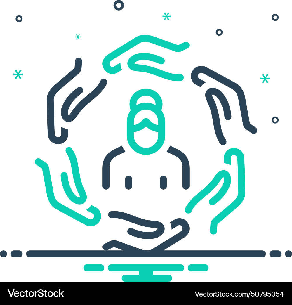 Social support Royalty Free Vector Image - VectorStock