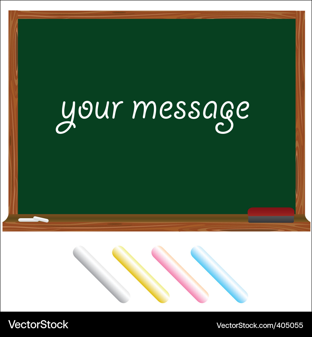 Blackboard Royalty Free Vector Image - VectorStock