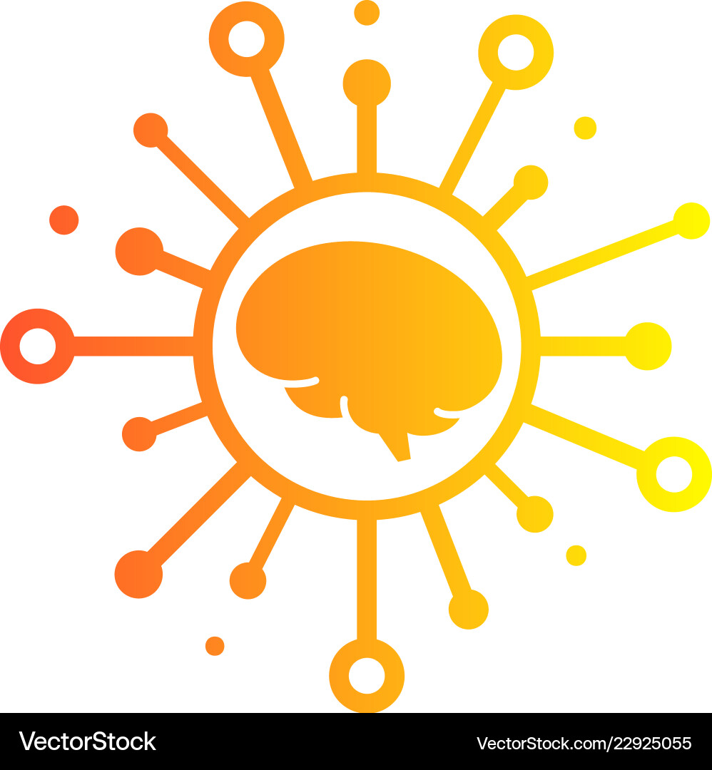 Intellegence share logo icon design Royalty Free Vector