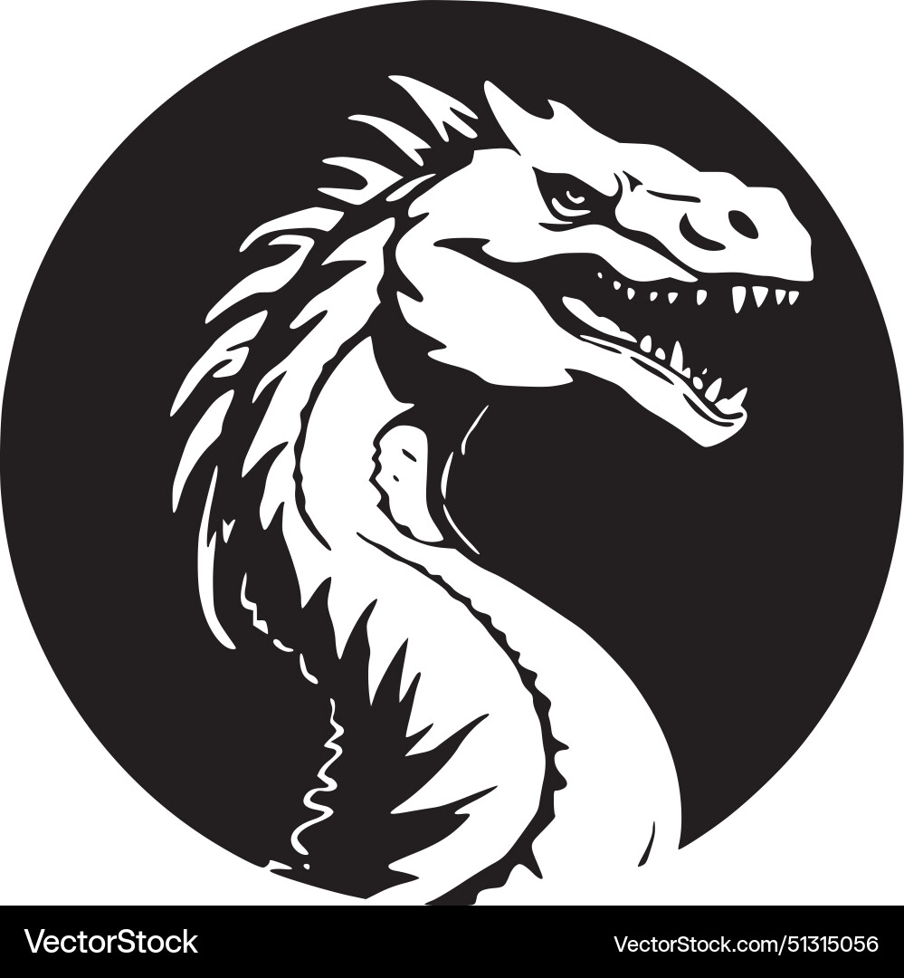 Komodo dragon - high quality logo ideal Royalty Free Vector