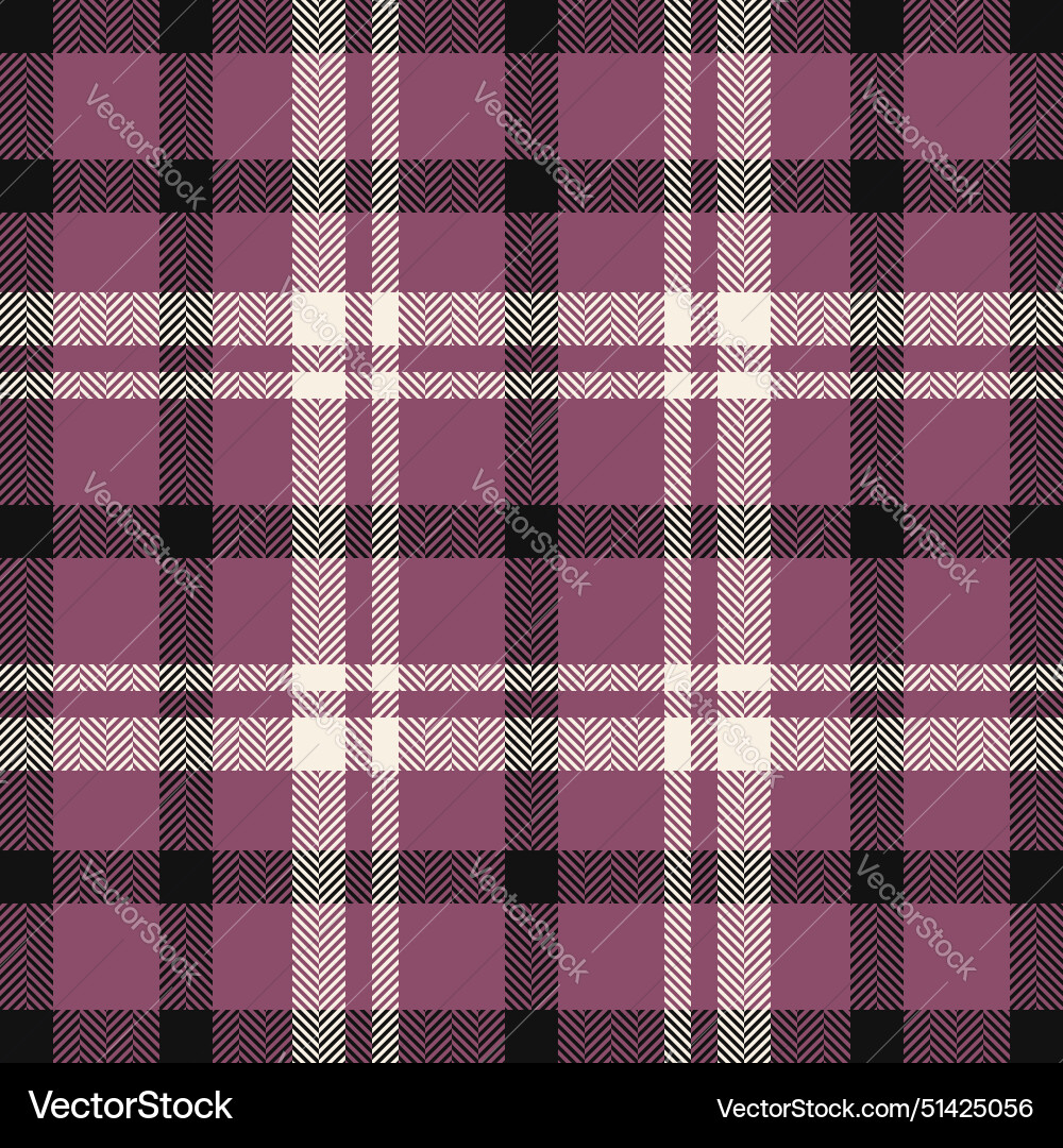 Plaid check pattern seamless fabric texture Vector Image