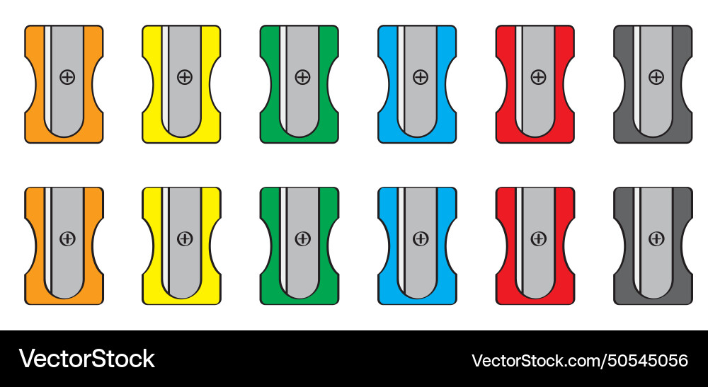 Shopner drawing or pencil sharpener Royalty Free Vector