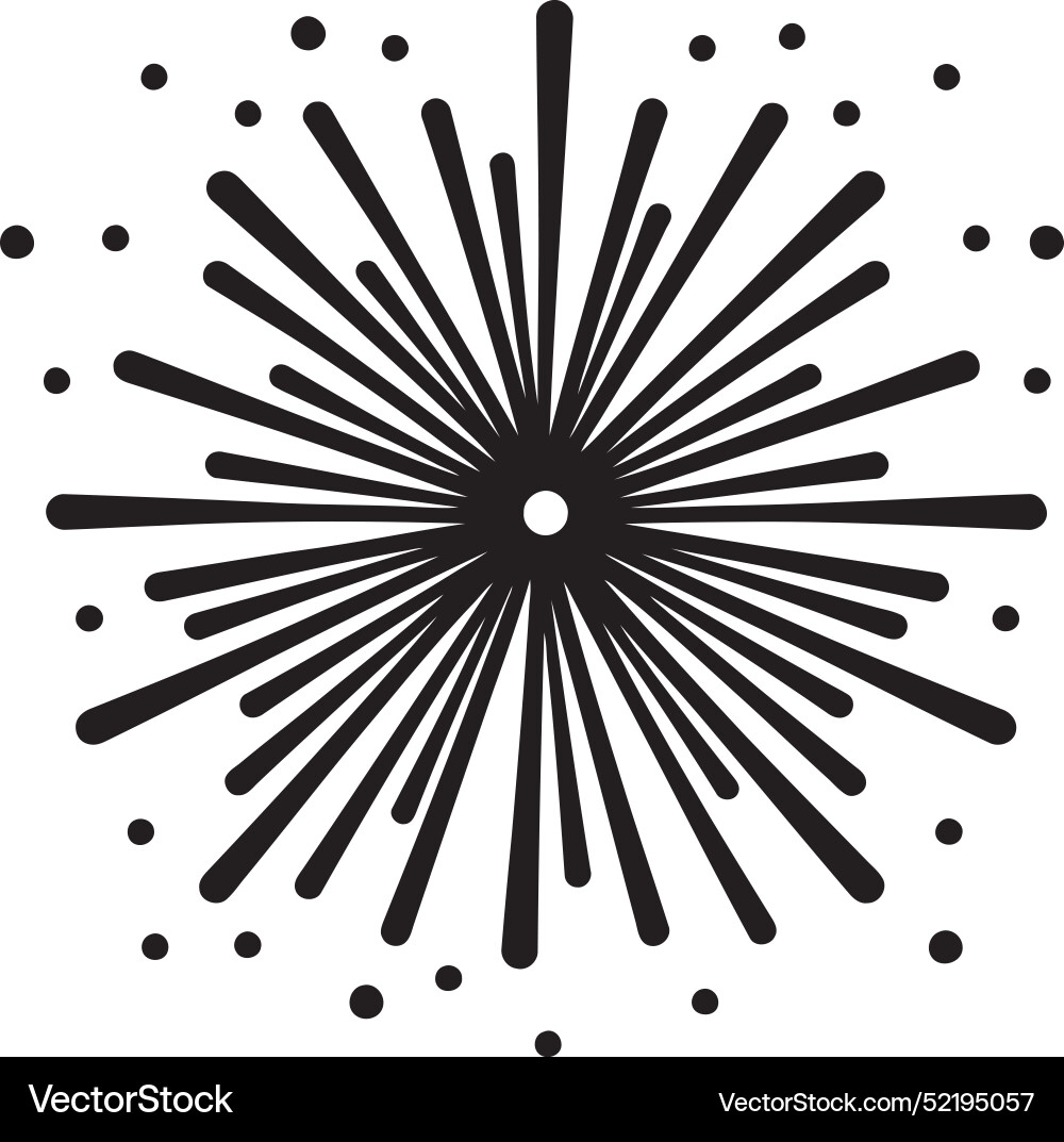 Fireworks in history from gunpowder Royalty Free Vector