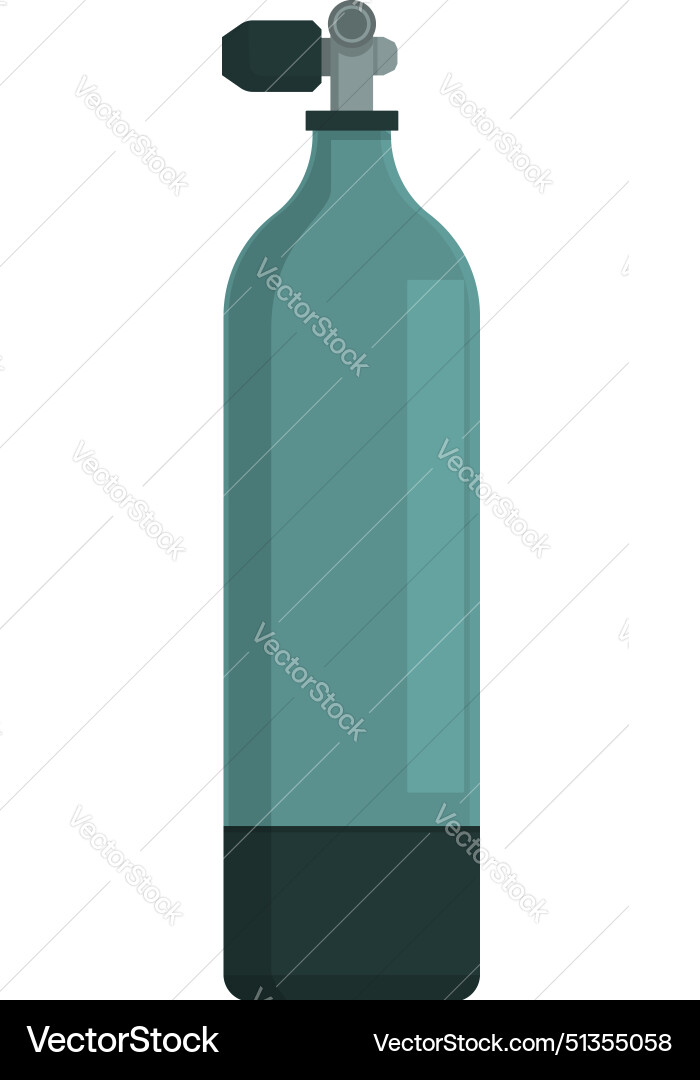 A gas cylinder Royalty Free Vector Image - VectorStock