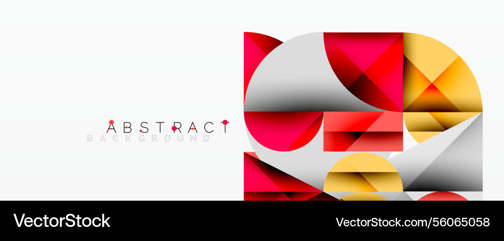 Abstract geometric design with intersecting Vector Image