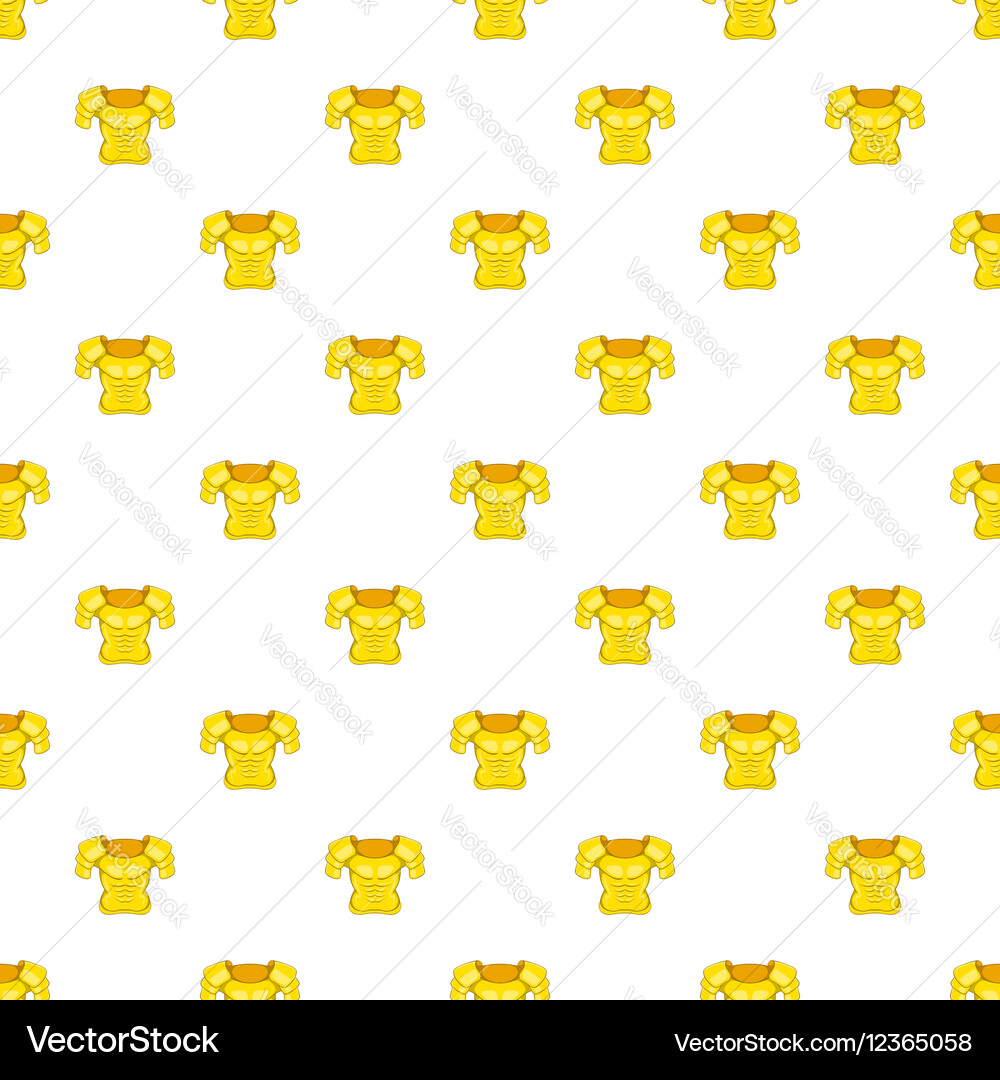 Iron armor pattern cartoon style Royalty Free Vector Image