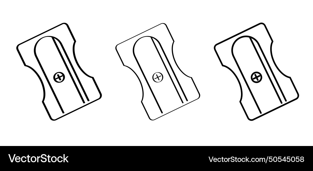Shopner drawing or pencil sharpener Royalty Free Vector