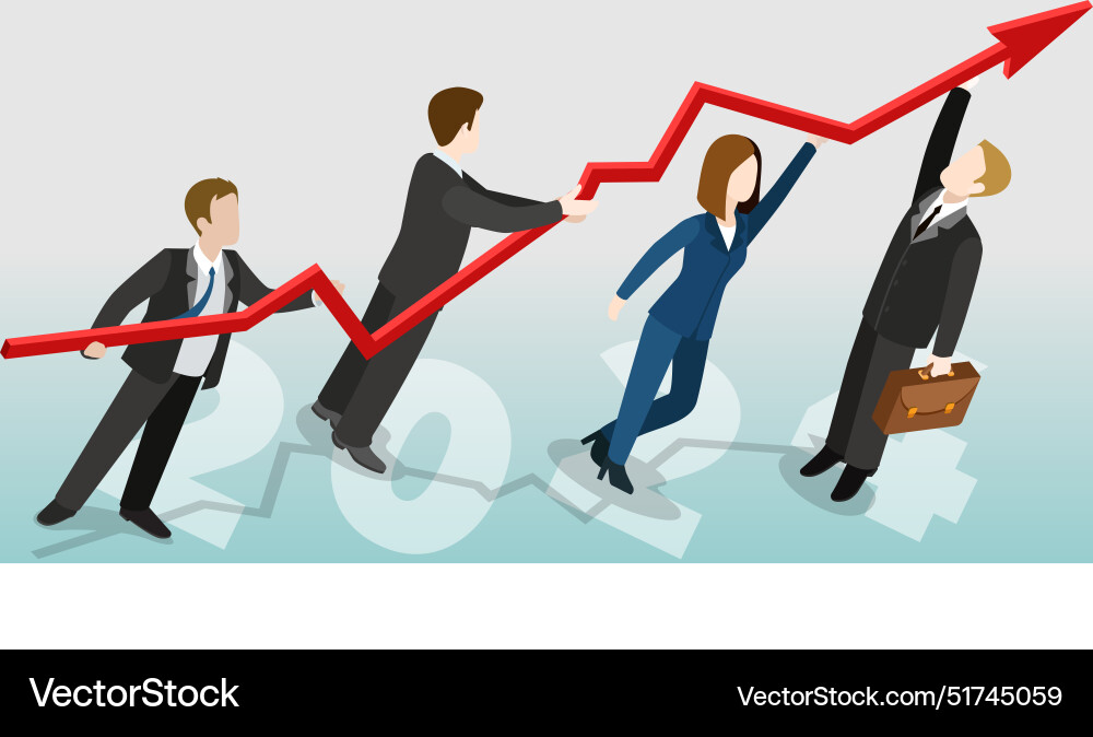 Scaling strategy concept f Royalty Free Vector Image