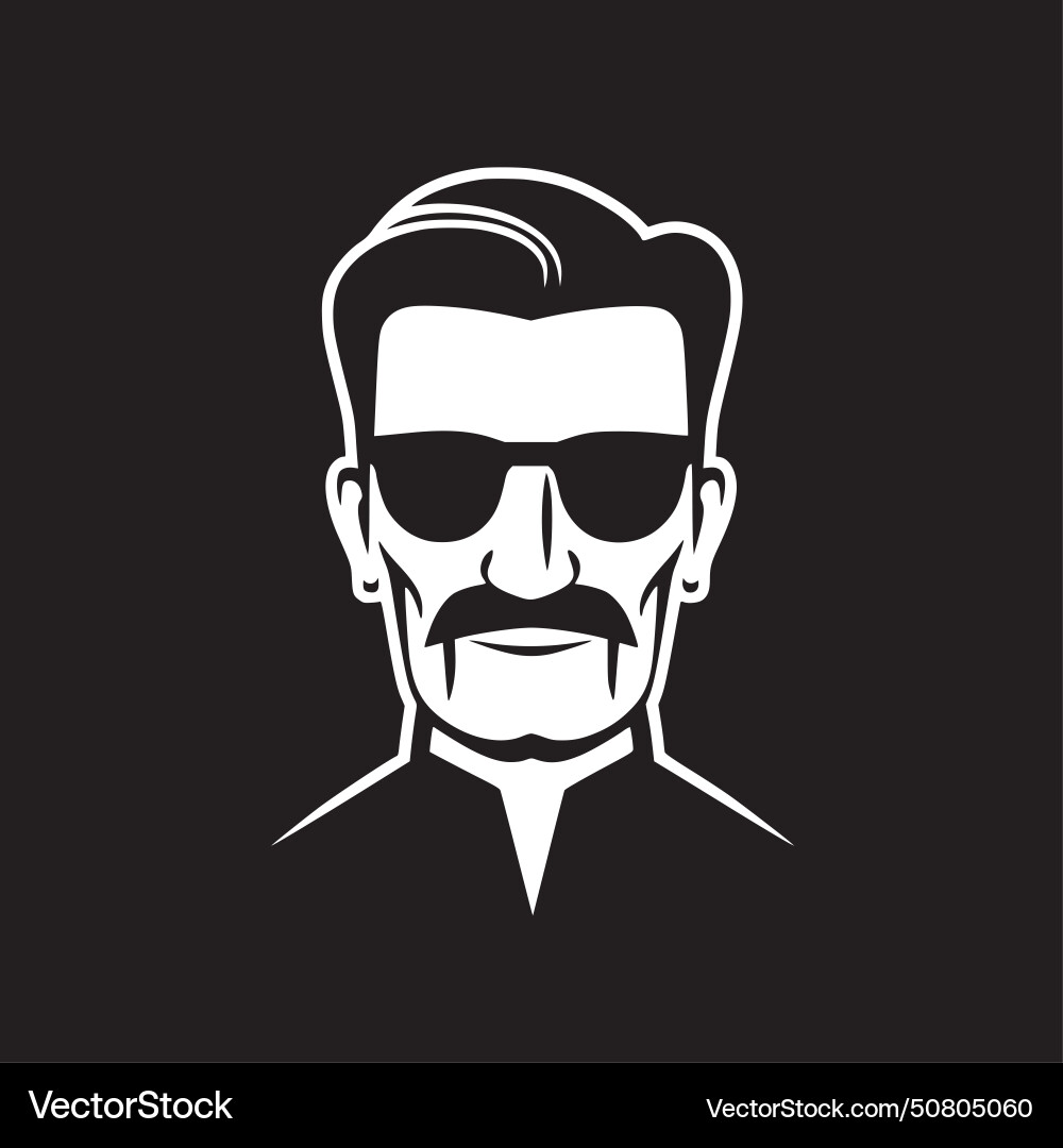 Papa - black and white isolated icon Royalty Free Vector