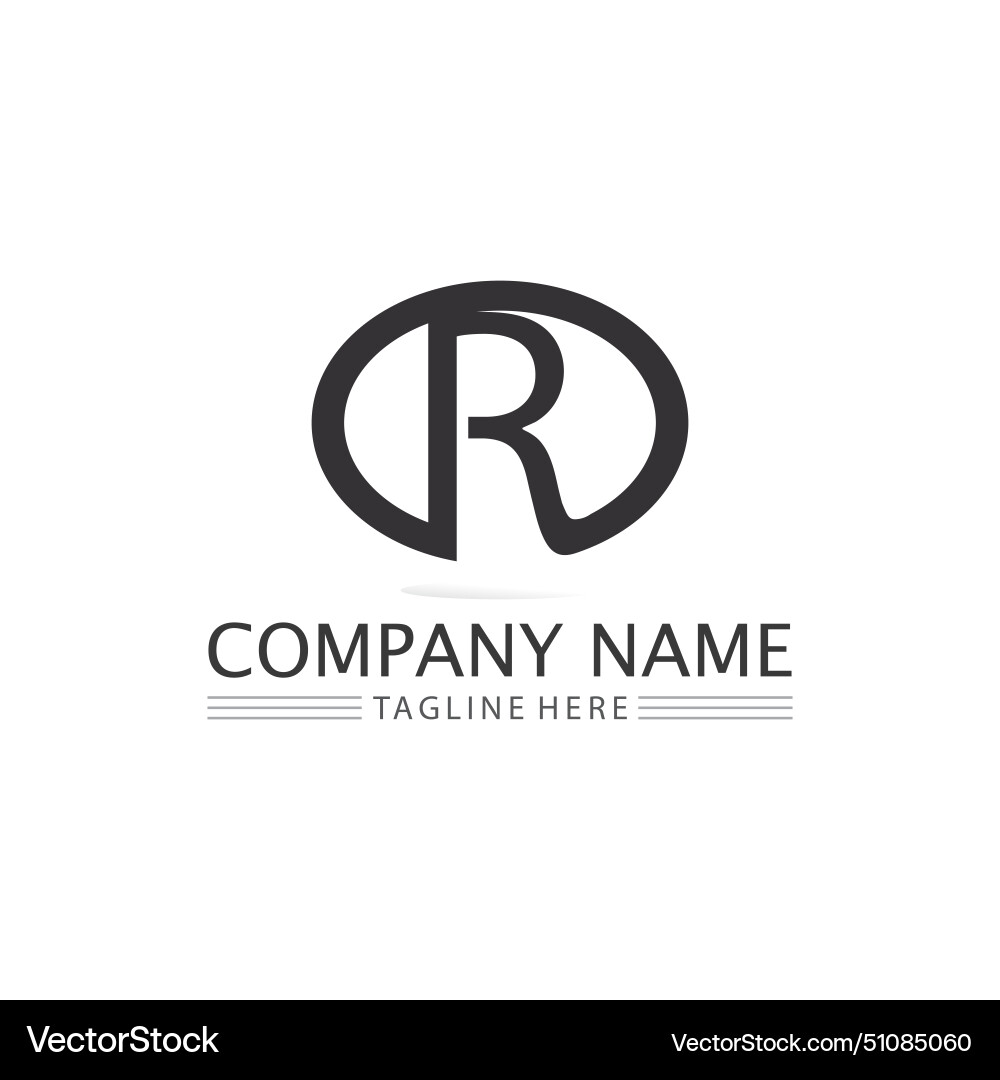 R letter arrow icon Royalty Free Vector Image - VectorStock