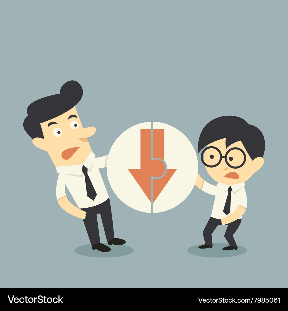 Downward Trend - Falling Arrows Royalty Free Vector Image