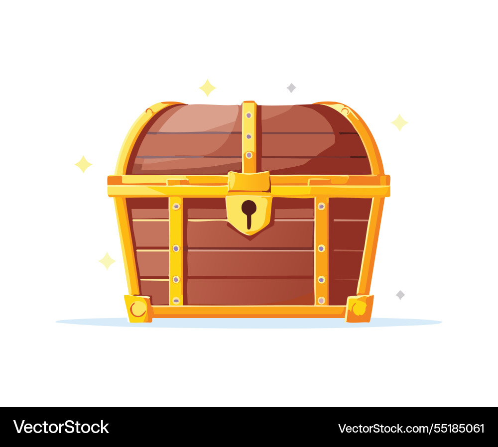 Picture of a chest Royalty Free Vector Image - VectorStock