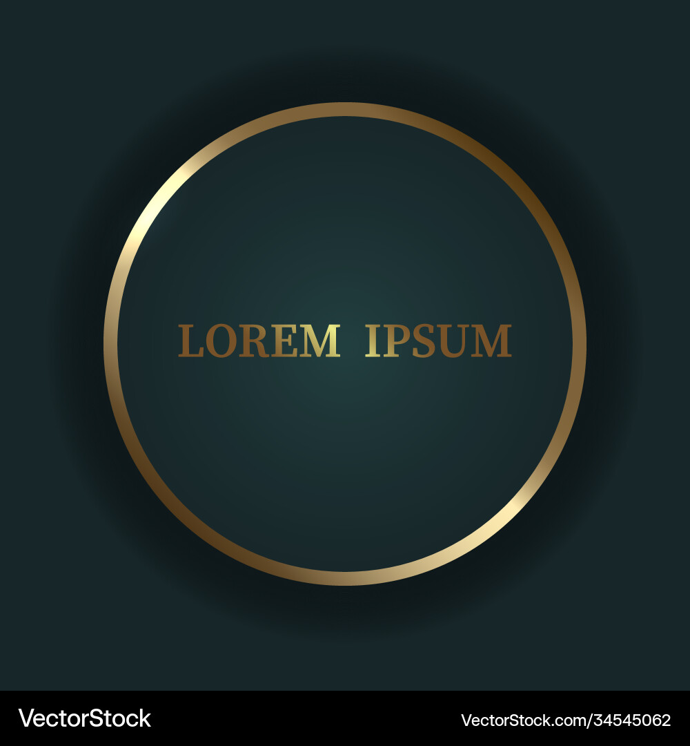 Gold Circle Frame Vector Images (over 41,000)